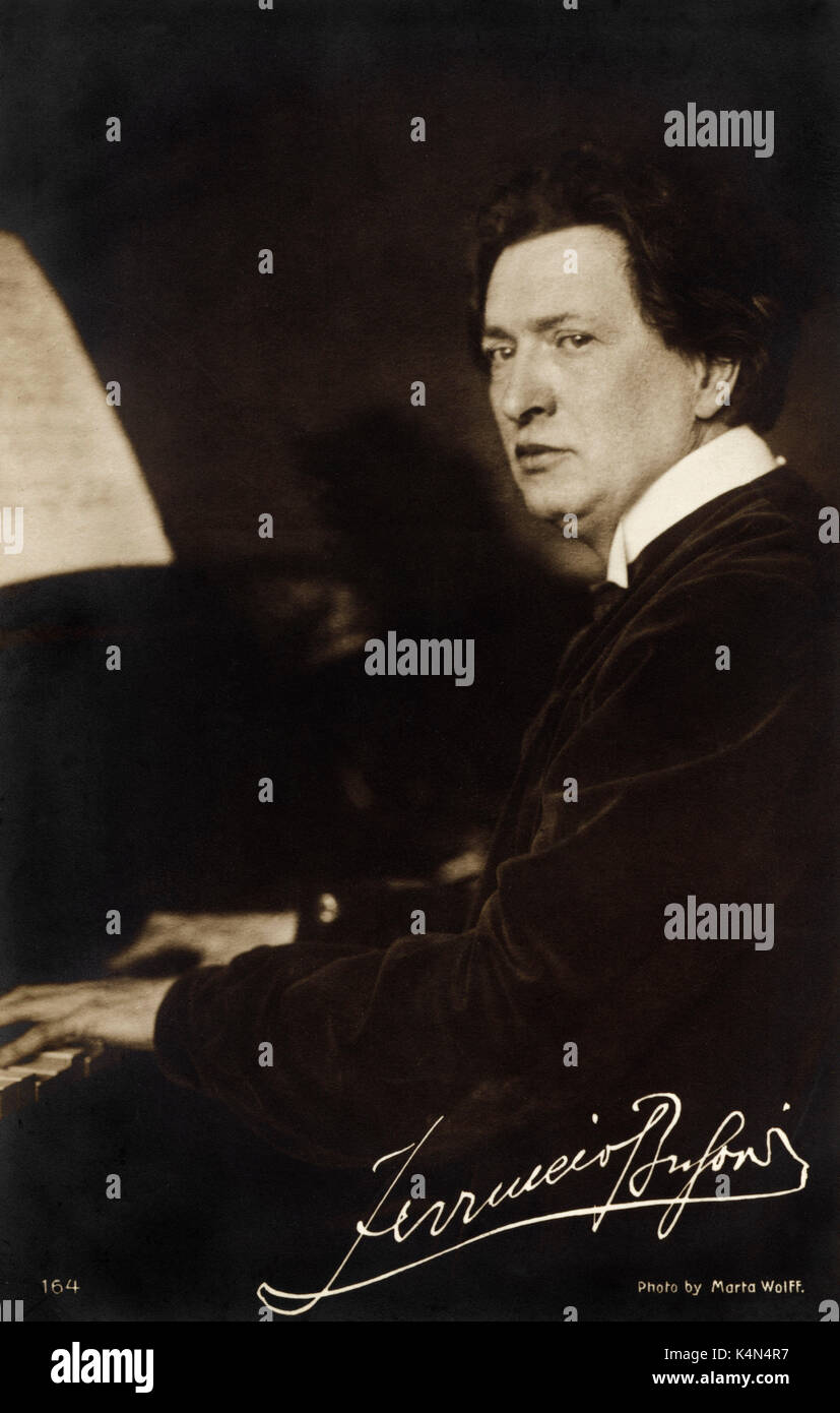 Ferruccio benvenuto busoni hi-res stock photography and images - Alamy