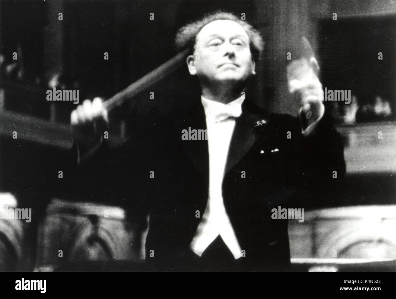 Willem Mengelberg conducting. Dutch conductor (1871-1951 Stock Photo ...