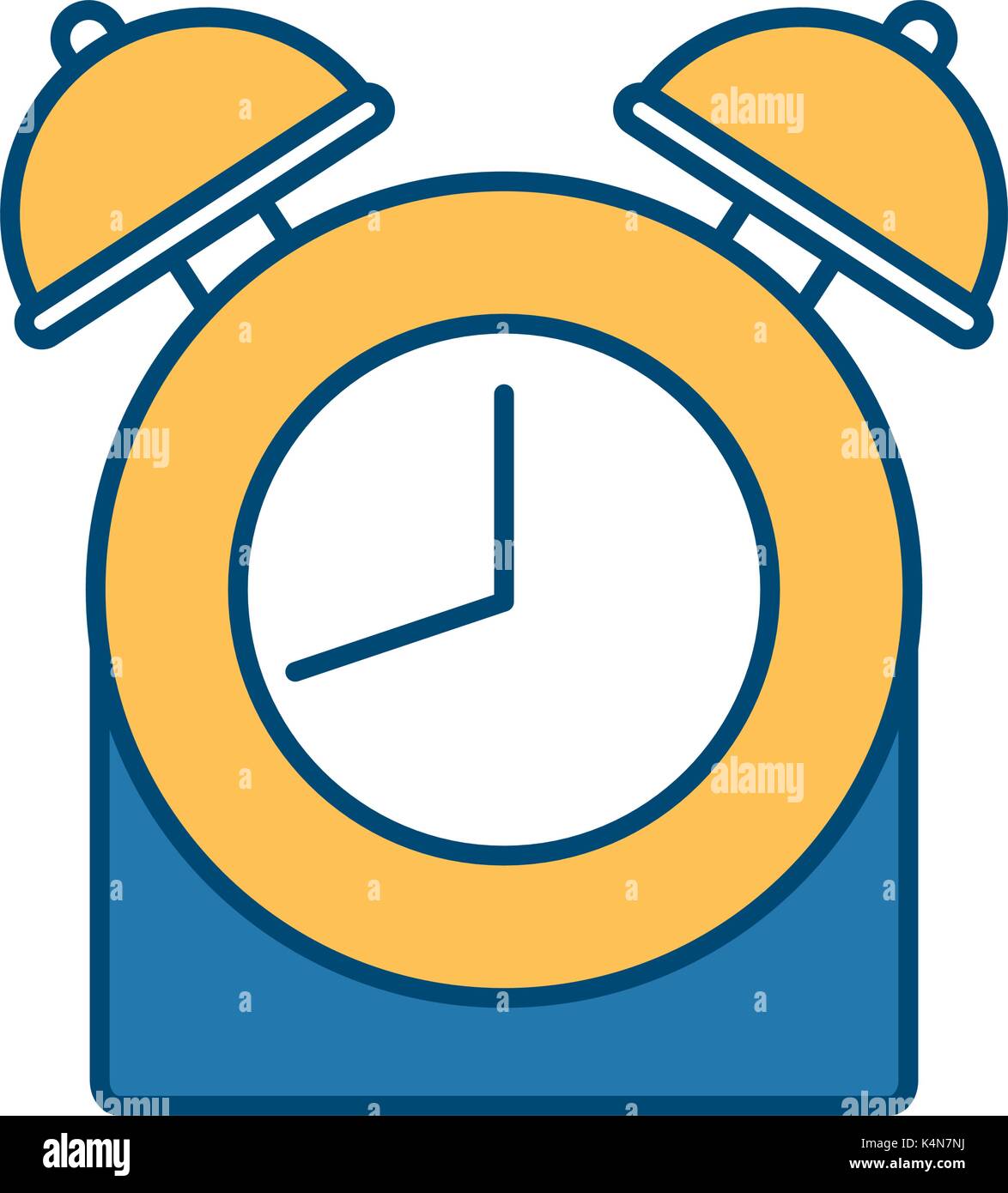 Clock with bells Stock Vector Image & Art - Alamy