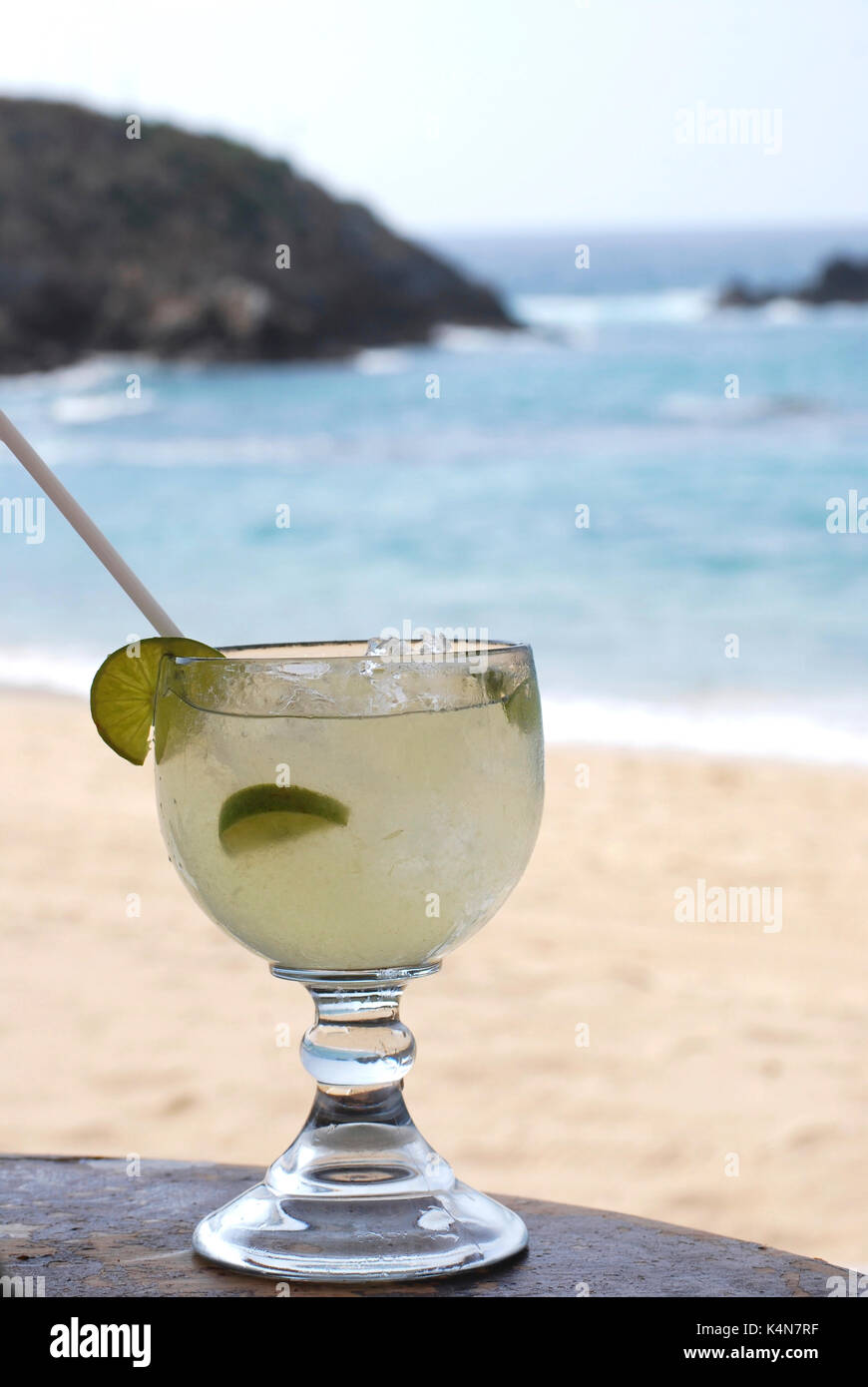 Cold drink in paradise - Mayto, Mexico, Cabo Corrientes, Jalisco Stock ...