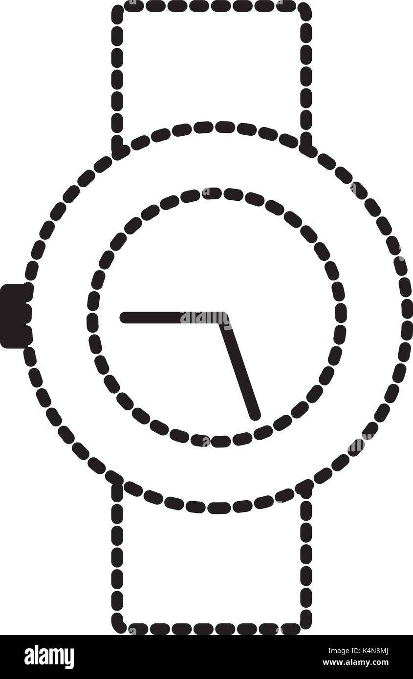 Wristwatch clock symbol Stock Vector Image & Art - Alamy