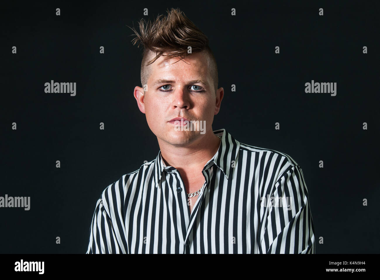 Poet Luke Wright attends a photocall during the Edinburgh International ...