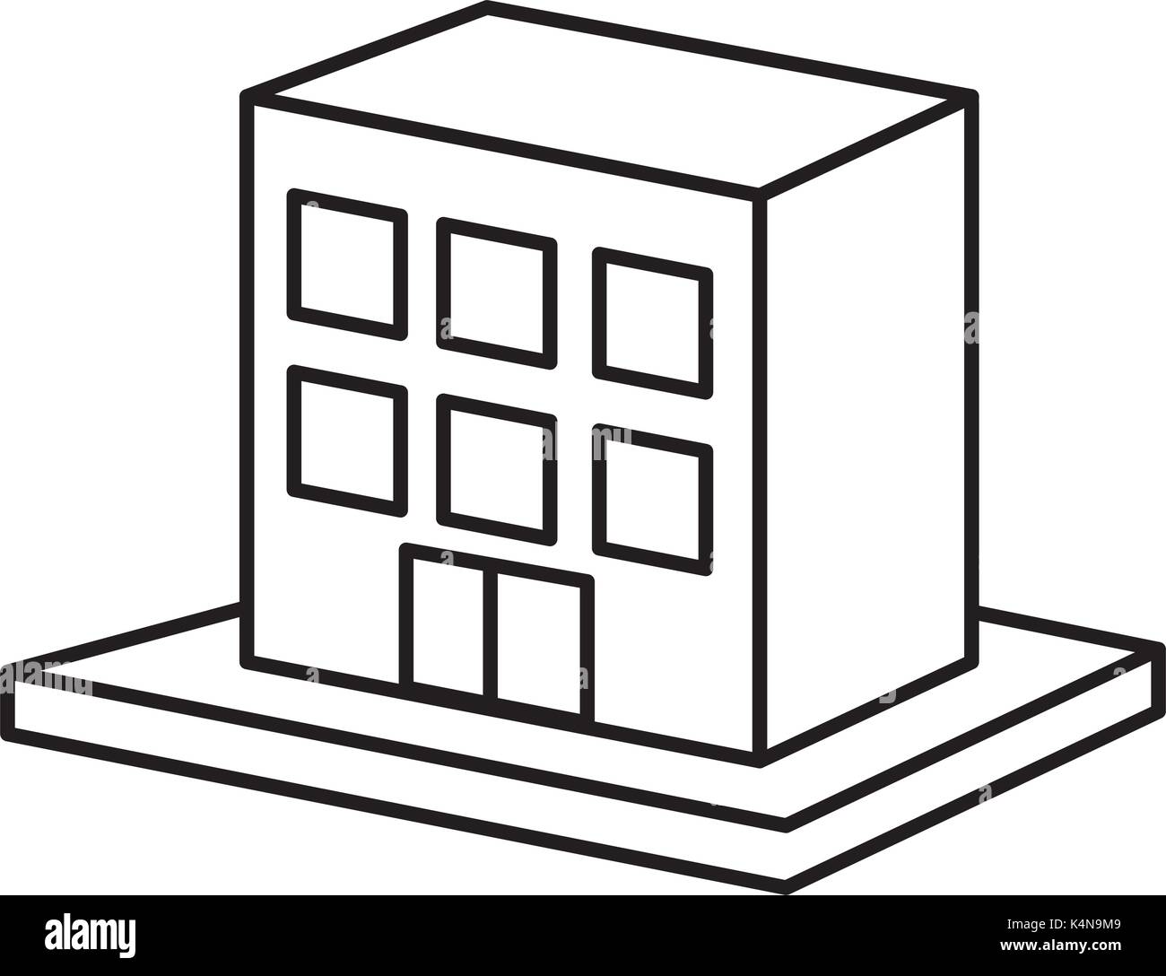 Building tower isolated Stock Vector Image & Art - Alamy