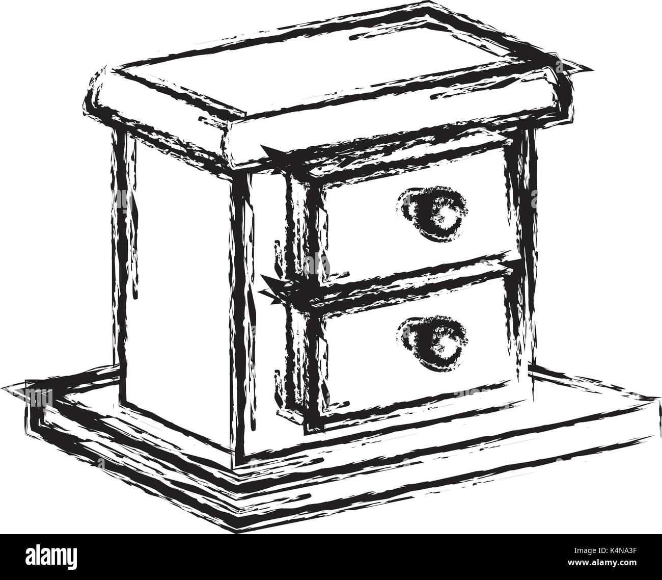 Cabinet draw Cut Out Stock Images & Pictures - Alamy