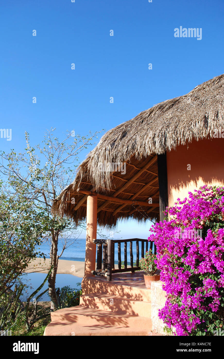 oceanview cabana, Villa del mar, Cabo Corrientes, Mexico Stock Photo ...