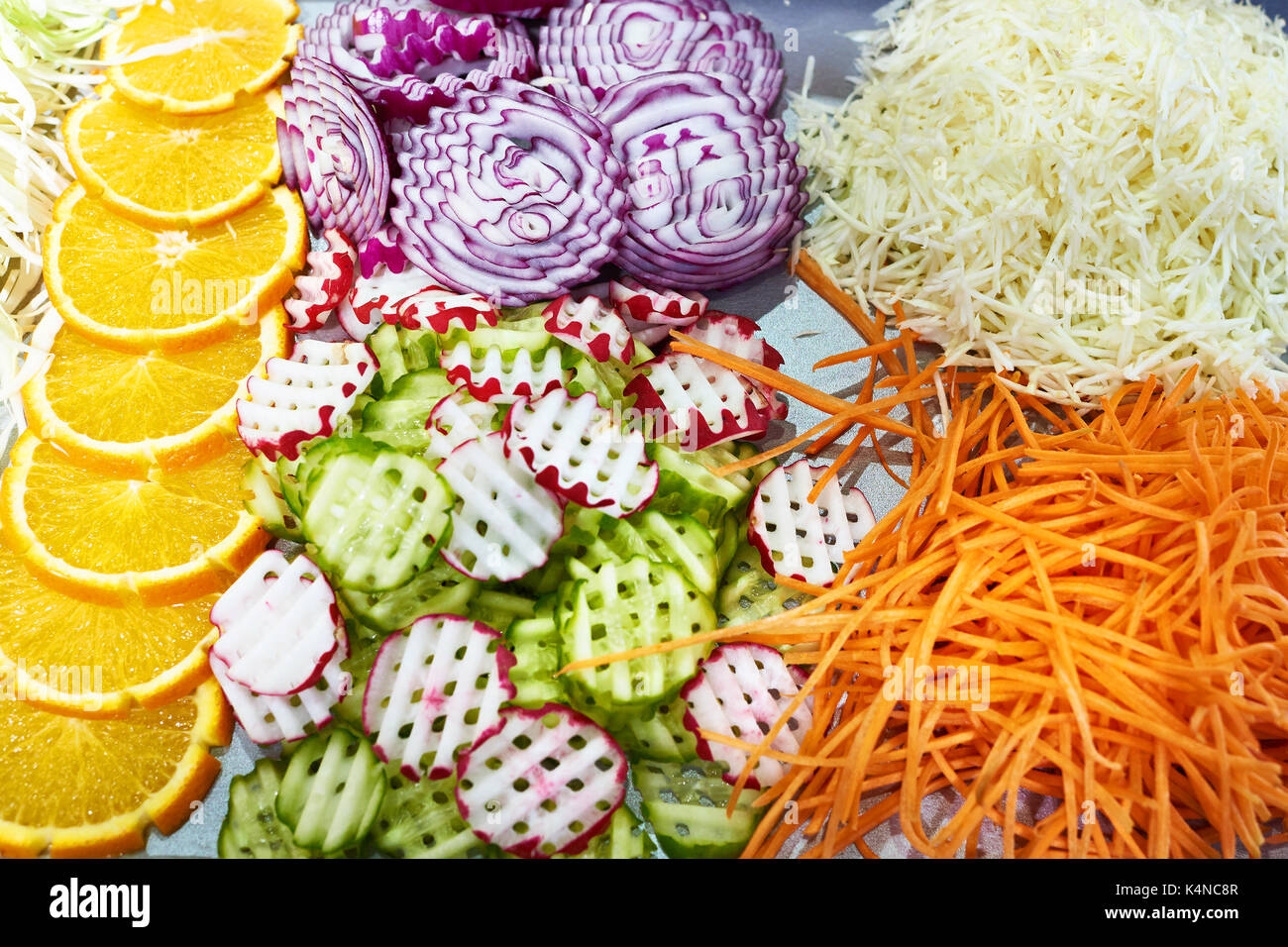 Sliced vegetables hi-res stock photography and images - Alamy