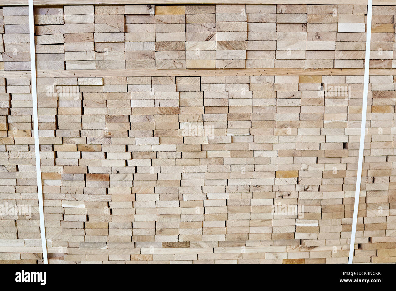 Pallet with wooden boards for construction Stock Photo - Alamy