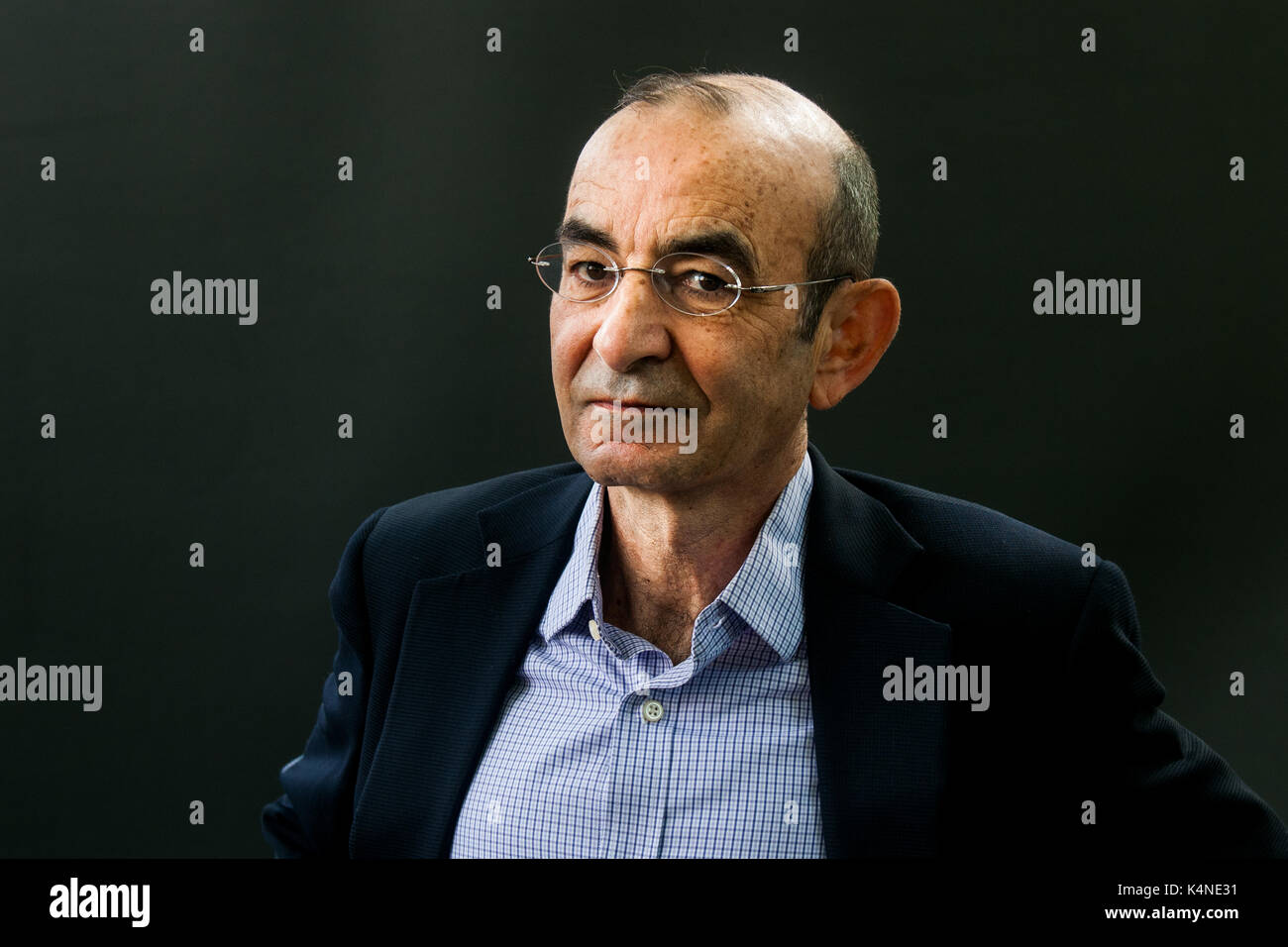 Palestinian lawyer and writer Raja Shehadeh attends a photocall during ...