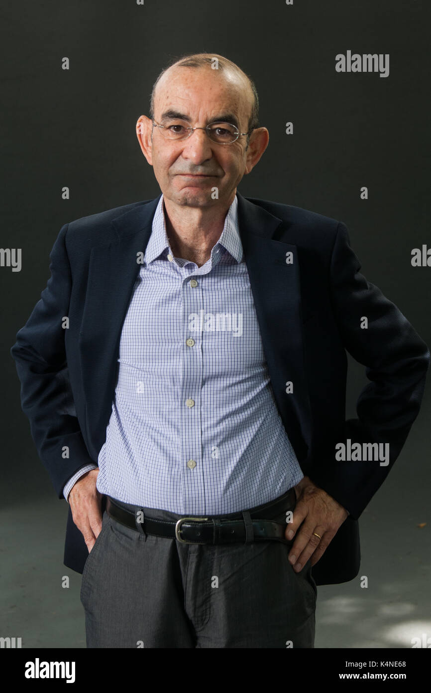 Palestinian lawyer and writer Raja Shehadeh attends a photocall during ...