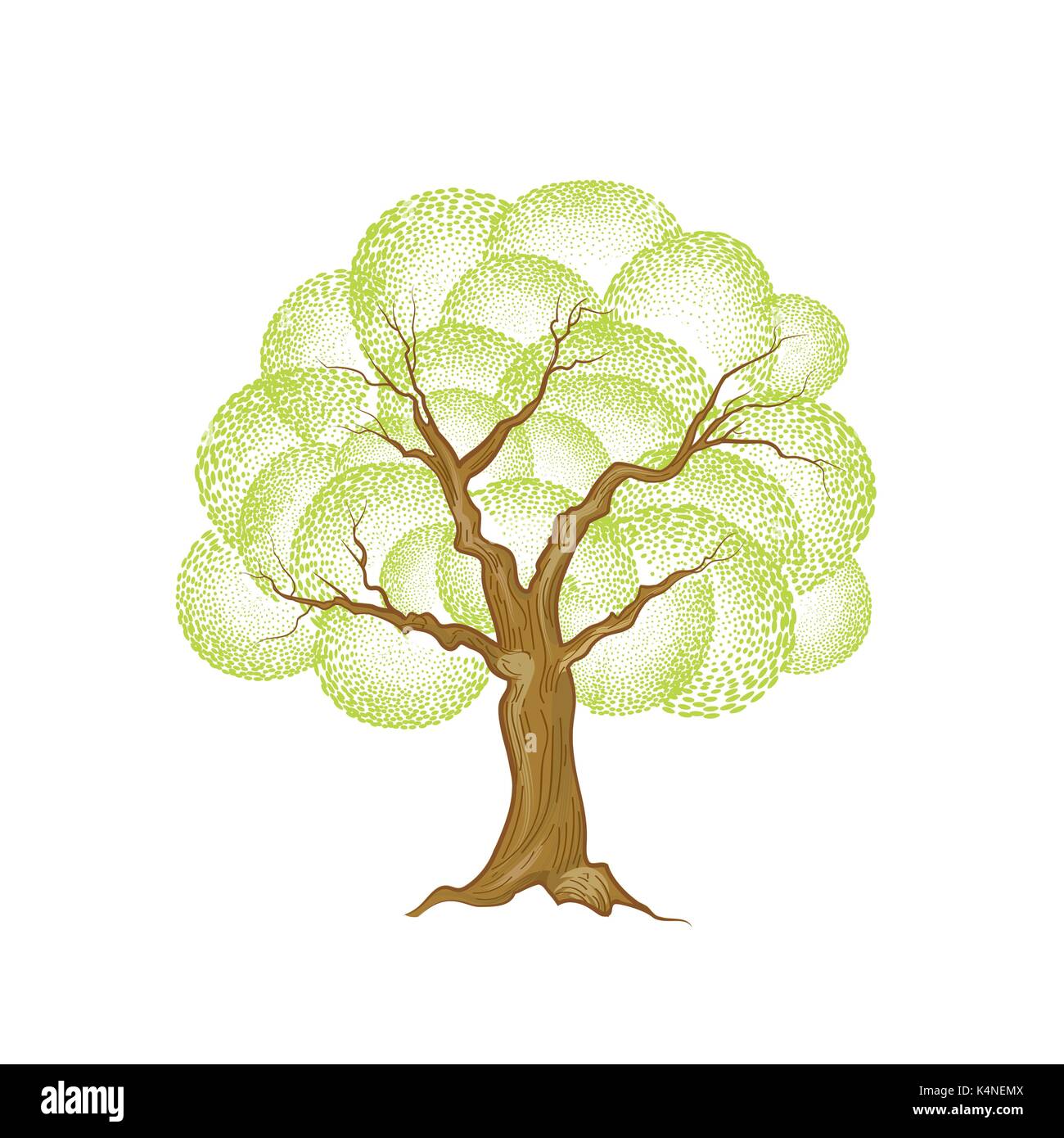 Pencil tree logo hi-res stock photography and images - Alamy