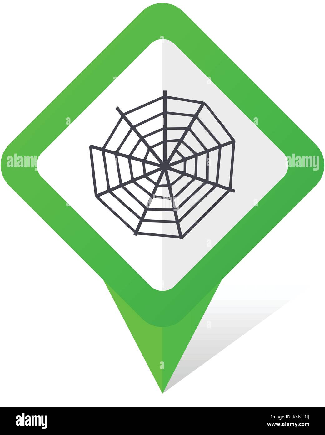 Map pin pointer spider web Stock Vector Images - Alamy