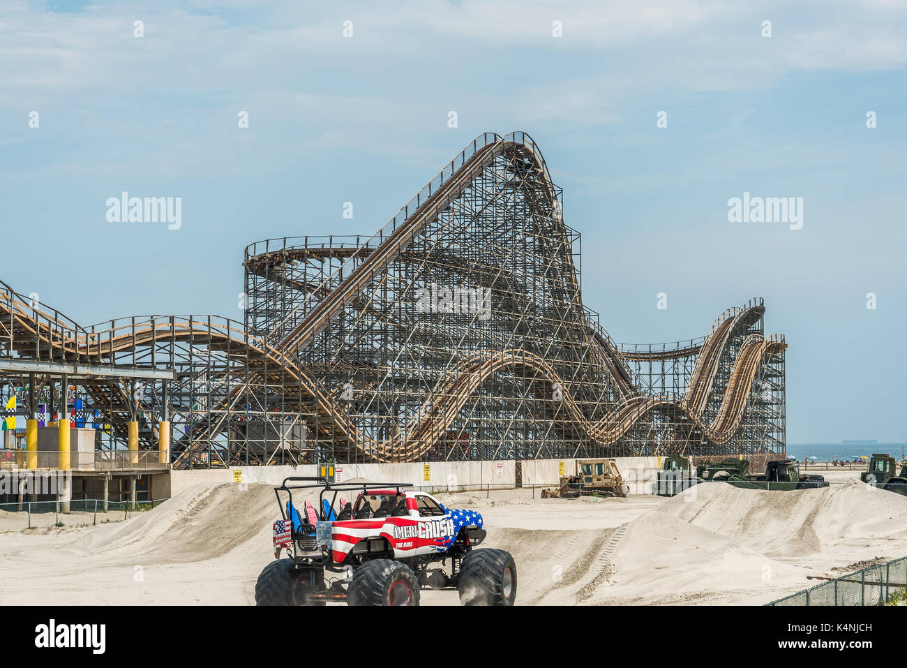 Adventure Pier at Wildwood, New Jersey Stock Photo - Alamy