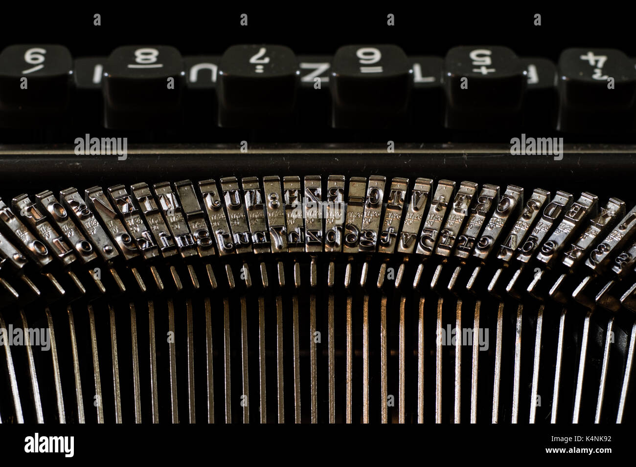 typewriter, font, and letters. Mechanism of typewriter typewriter ...