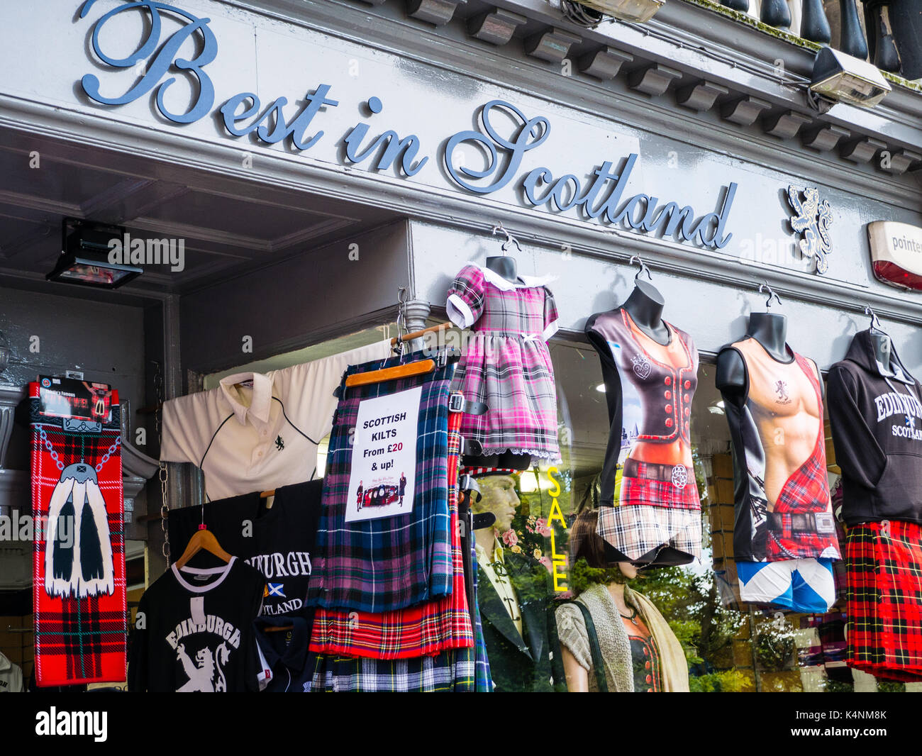 Best in Scotland, Tourist Shop, Old Town, Edinburg, Scotland, UK, GB ...