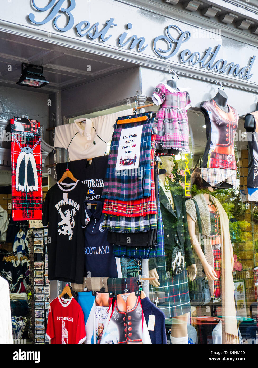 Best in Scotland, Tourist Shop, Old Town, Edinburg, Scotland, UK, GB ...