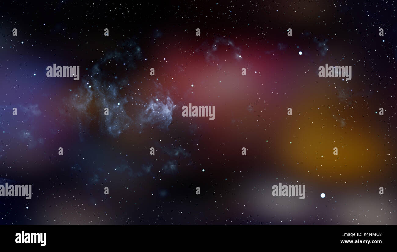 Cosmic abstract background with stars and nebulas Stock Photo - Alamy