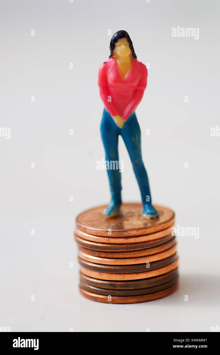 One penny miniature hi-res stock photography and images - Alamy