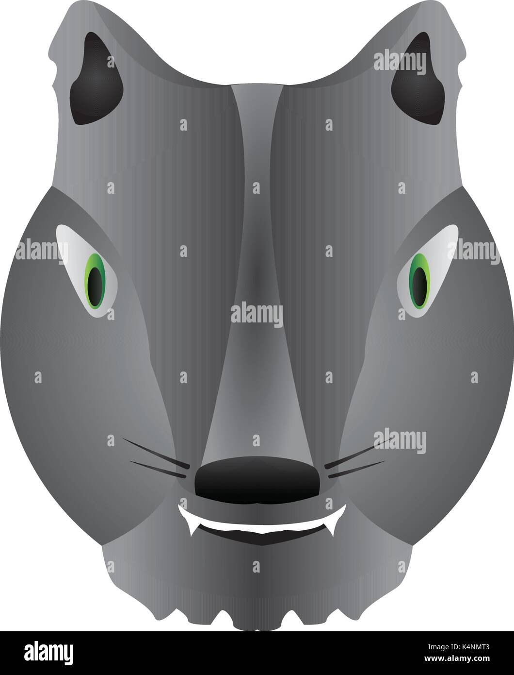 Isolated werewolf mask Stock Vector Image & Art - Alamy