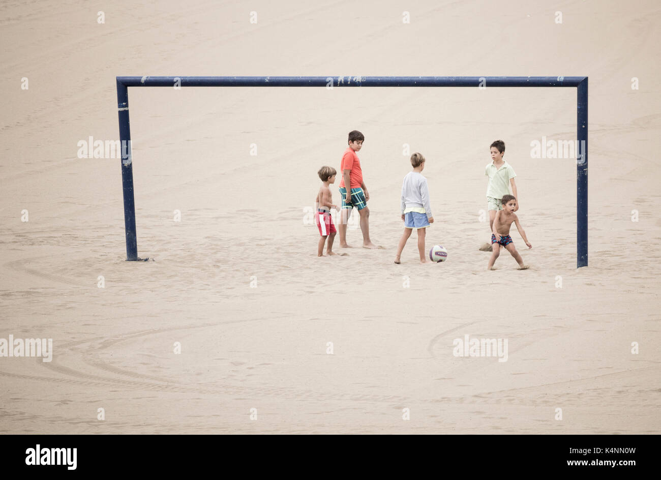 Spanish boys playing football hi-res stock photography and images - Alamy