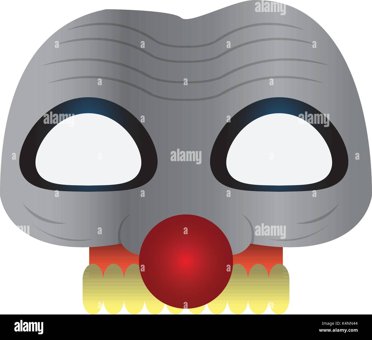 Scary clown halloween mask Stock Vector Images - Alamy