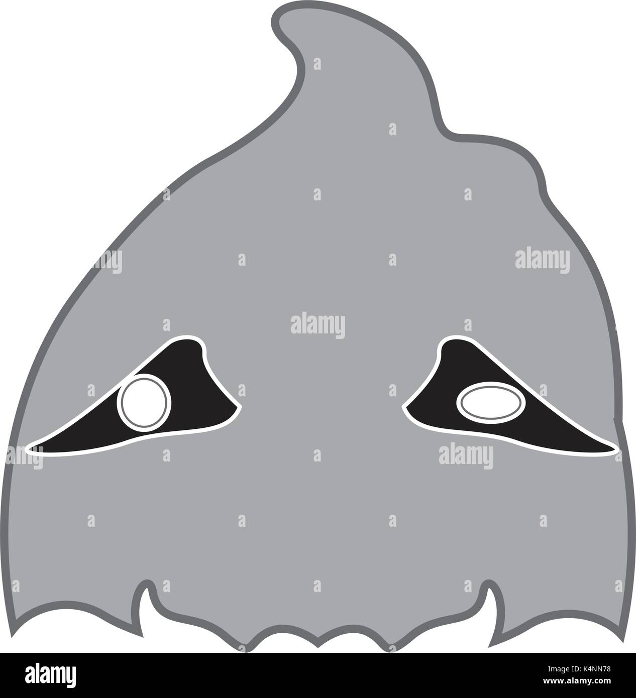 Isolated ghost mask Stock Vector Image & Art - Alamy