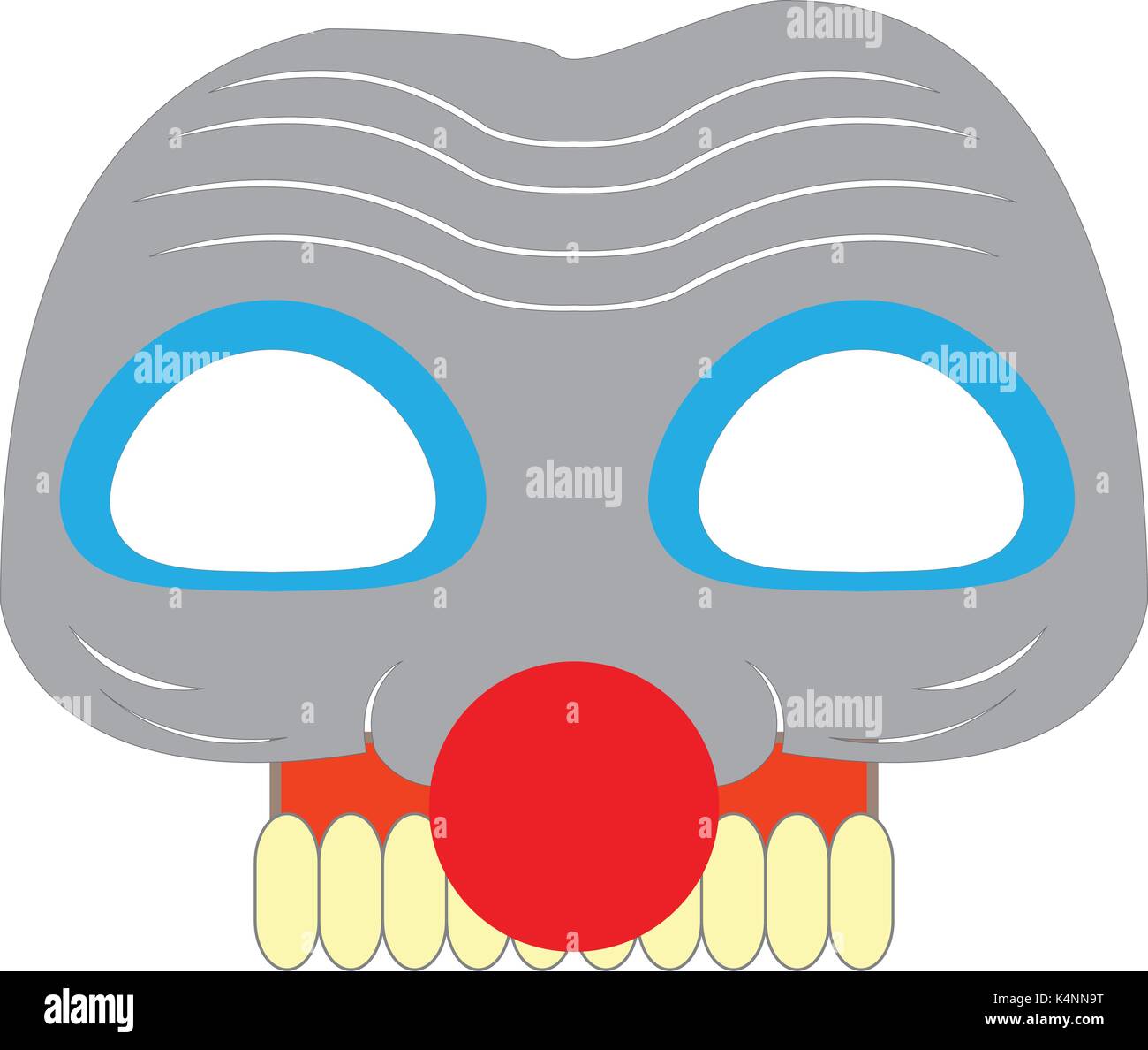 Scary clwon mask Stock Vector Image & Art - Alamy