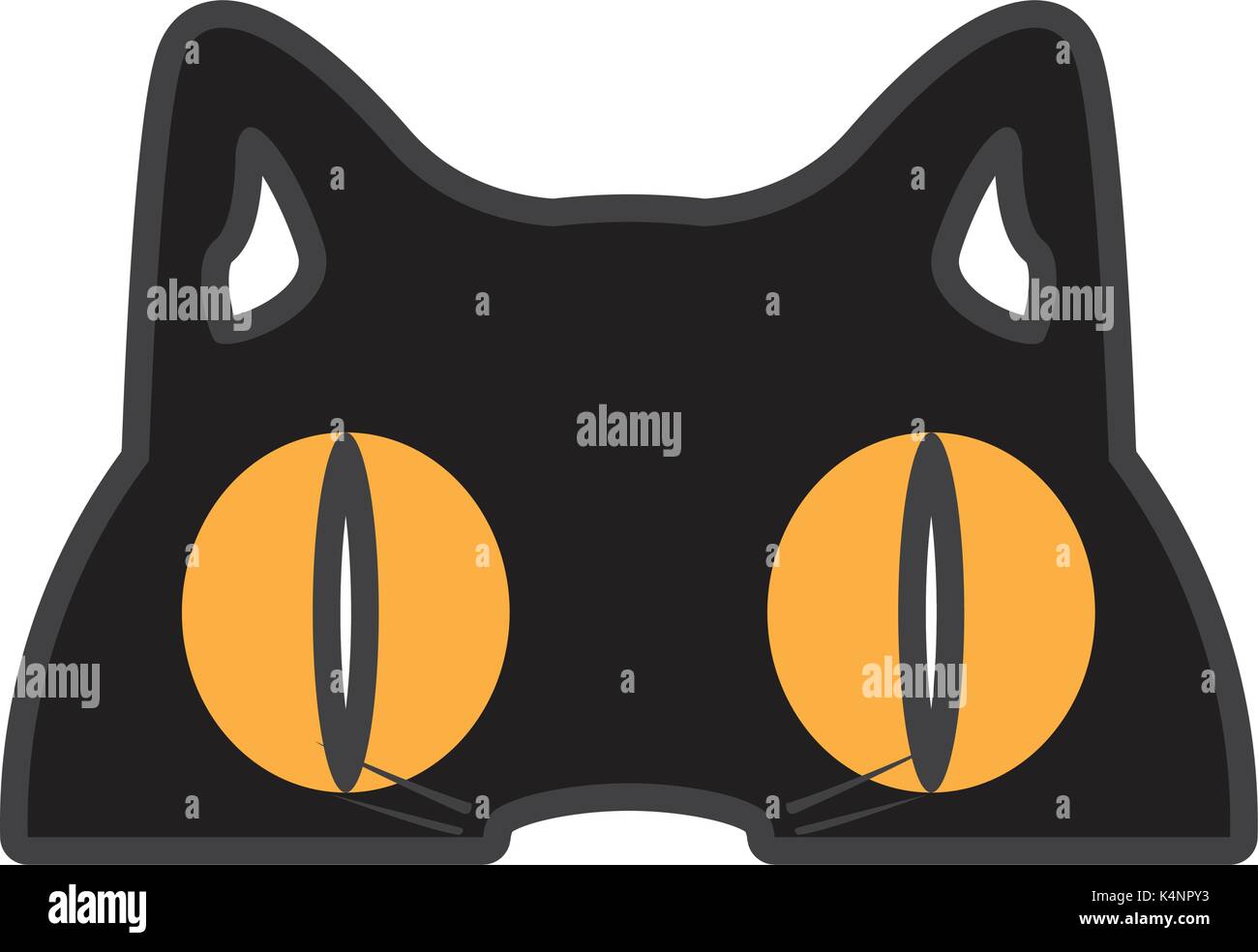 Venetian cat costume Stock Vector Images - Alamy