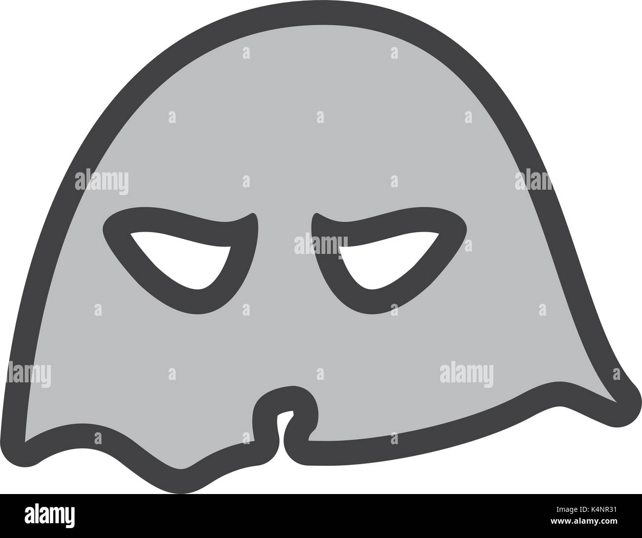 Halloween ghost mask Stock Vector Image & Art - Alamy