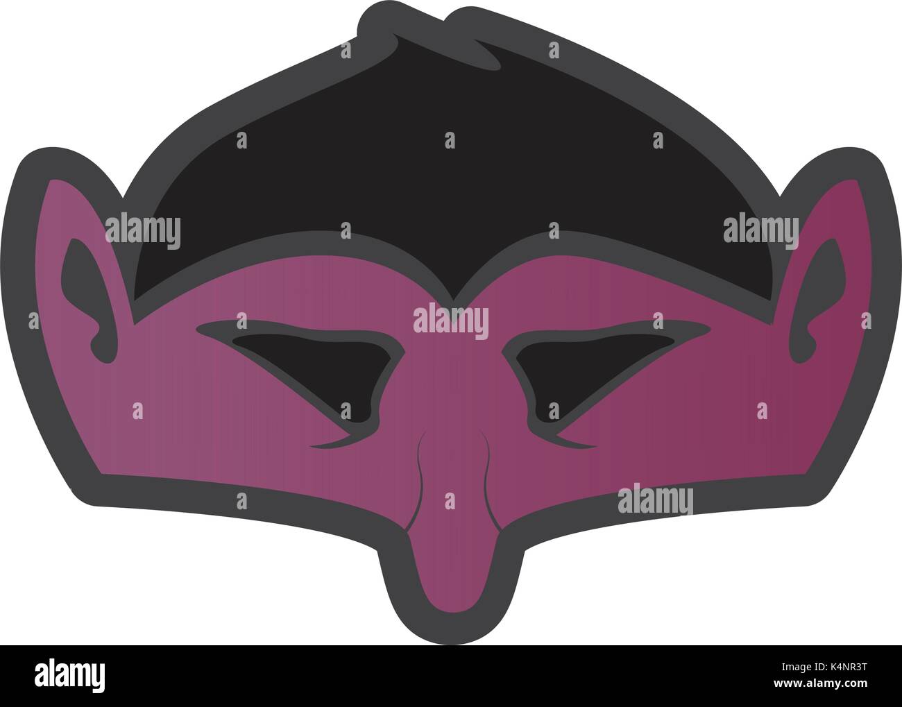Halloween vampire mask Stock Vector Image & Art - Alamy