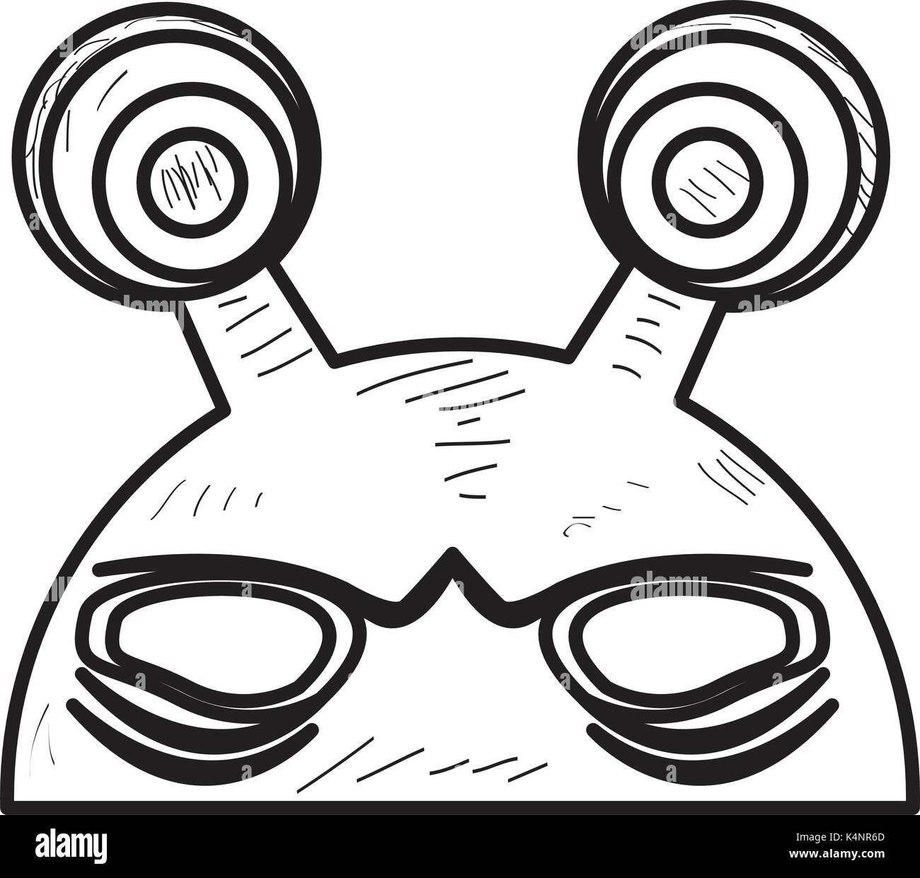 Isolated alien mask Stock Vector Image & Art - Alamy