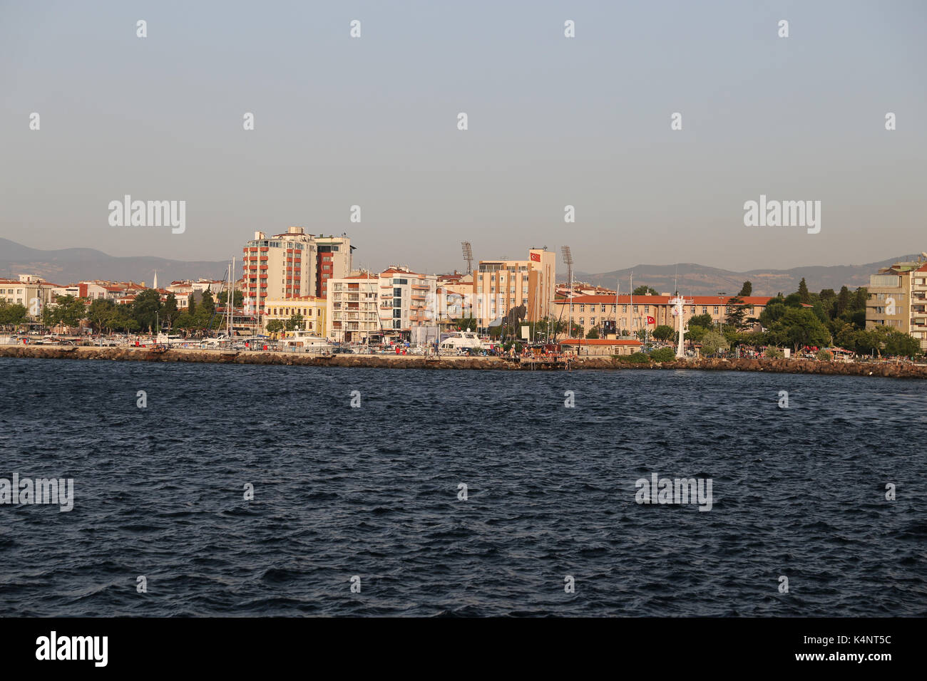 Canakkale City and Canakkale Strait in Turkey Stock Photo - Alamy