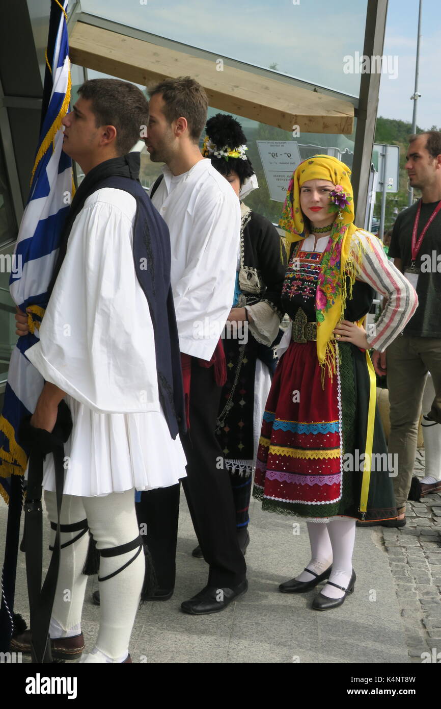 Fustanella hi-res stock photography and images - Alamy