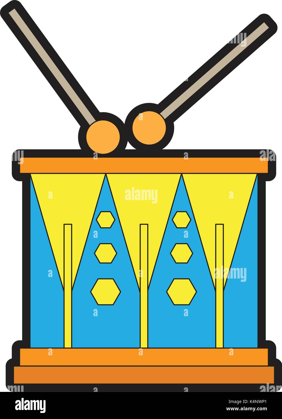 Border drum Stock Vector Images - Alamy