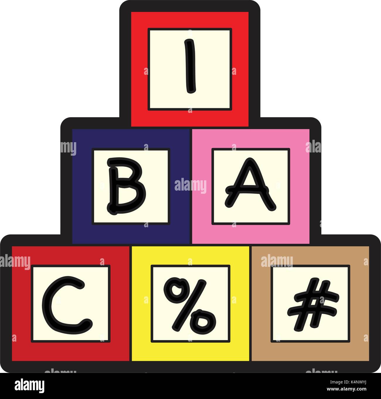 Cube set Stock Vector Images - Alamy