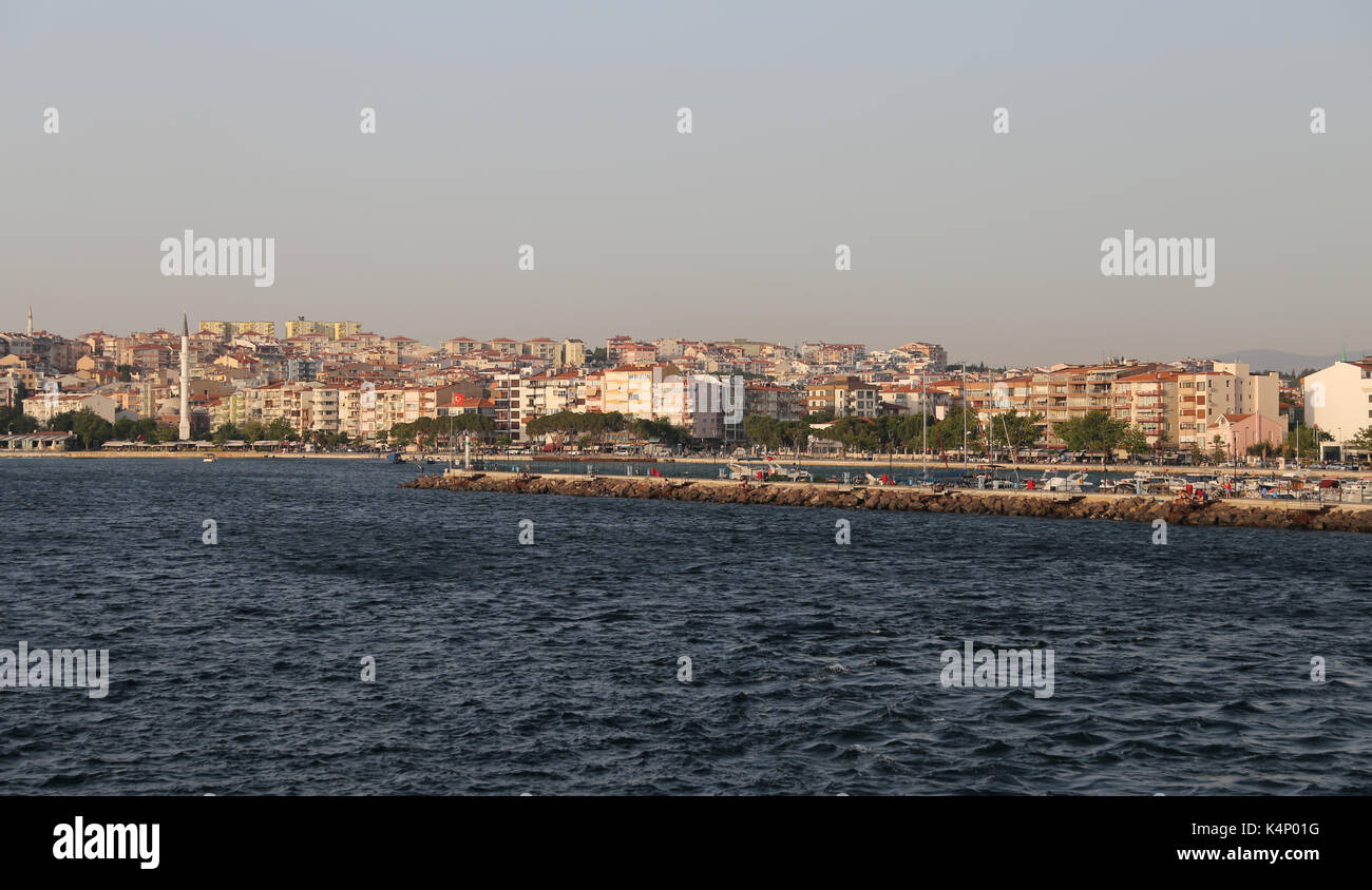 Canakkale City and Canakkale Strait in Turkey Stock Photo - Alamy
