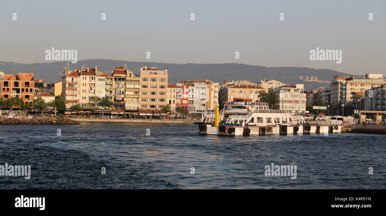 Canakkale City and Canakkale Strait in Turkey Stock Photo - Alamy