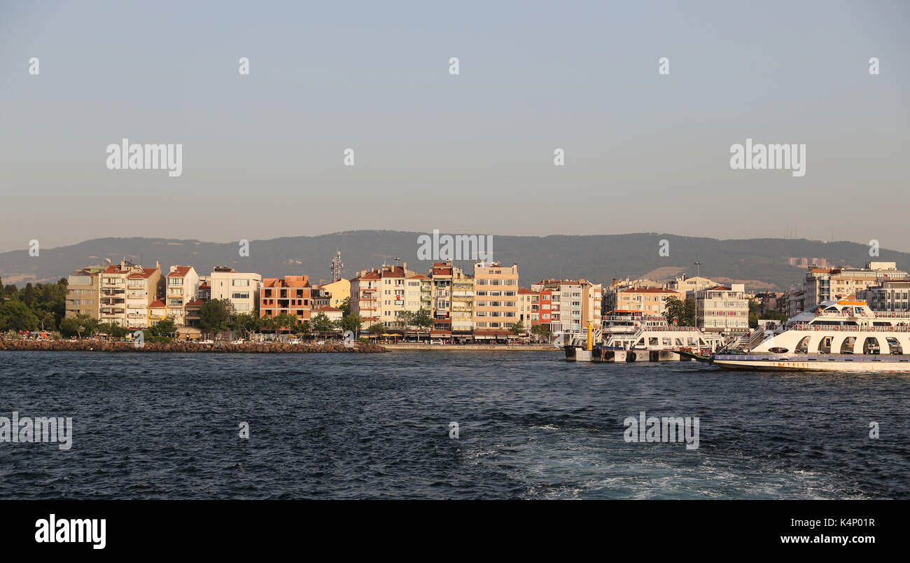 Canakkale City and Canakkale Strait in Turkey Stock Photo - Alamy
