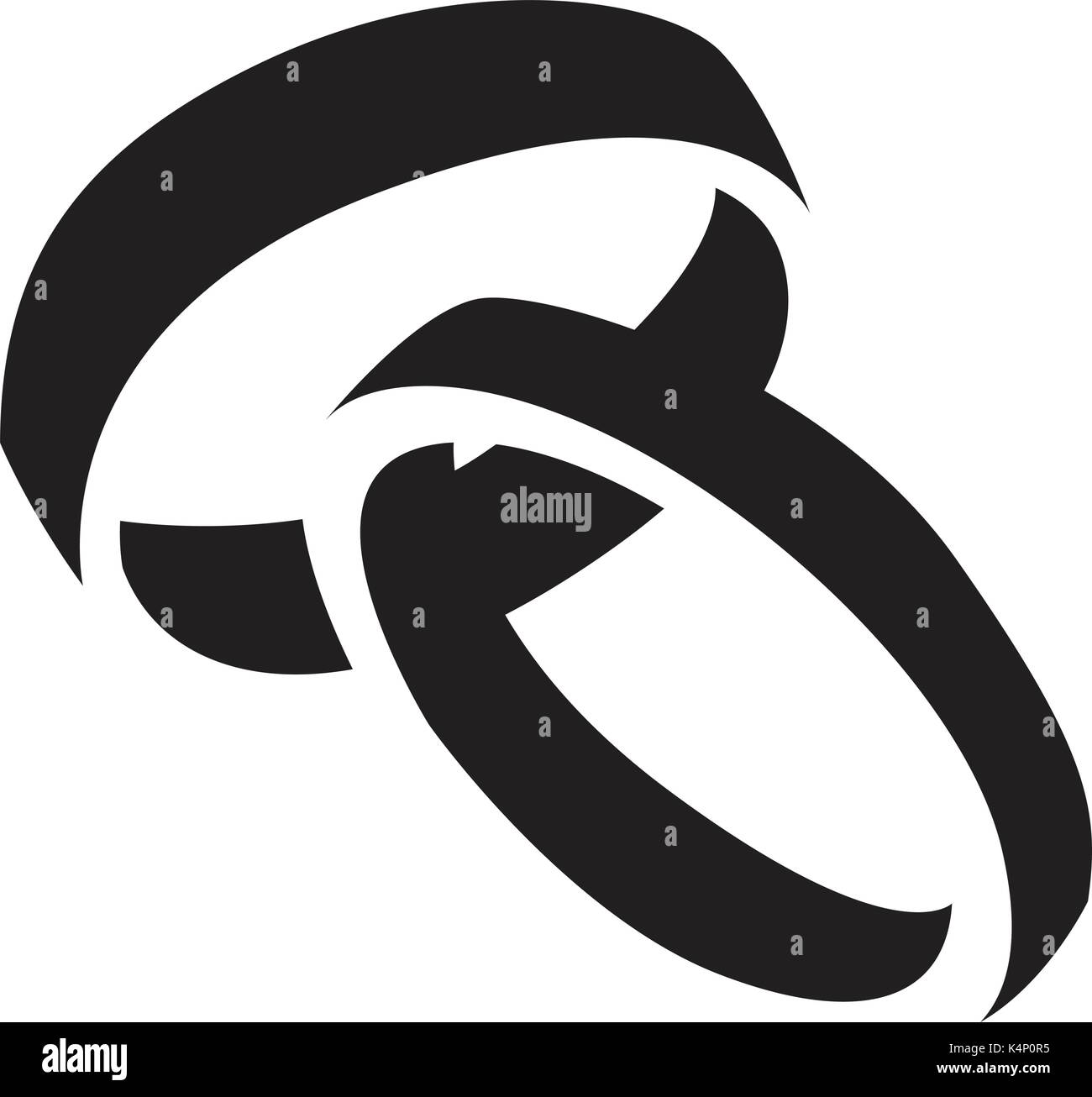 Platinum rings Stock Vector Images - Alamy