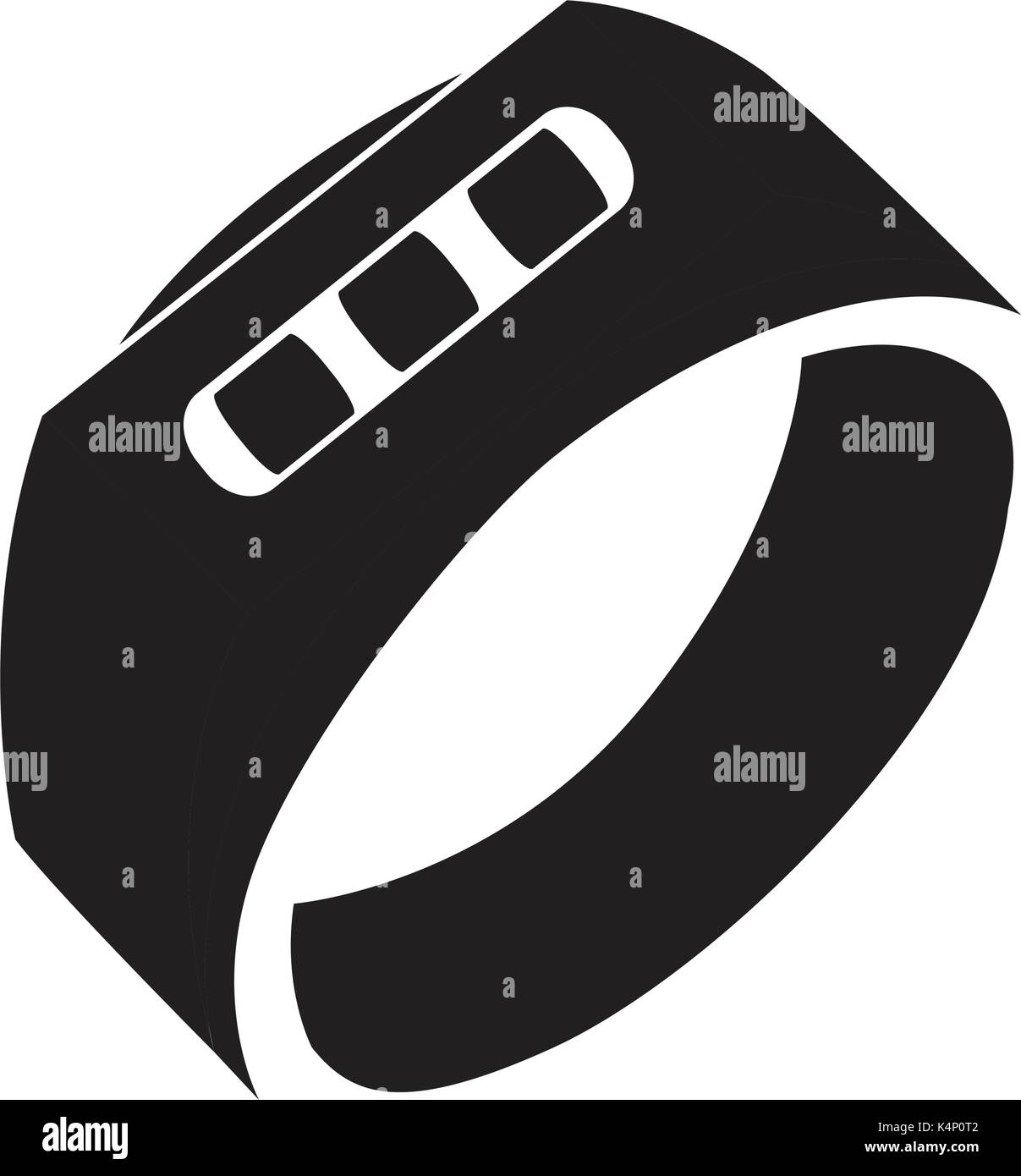 Ring silhouette illustration Stock Vector Image & Art - Alamy