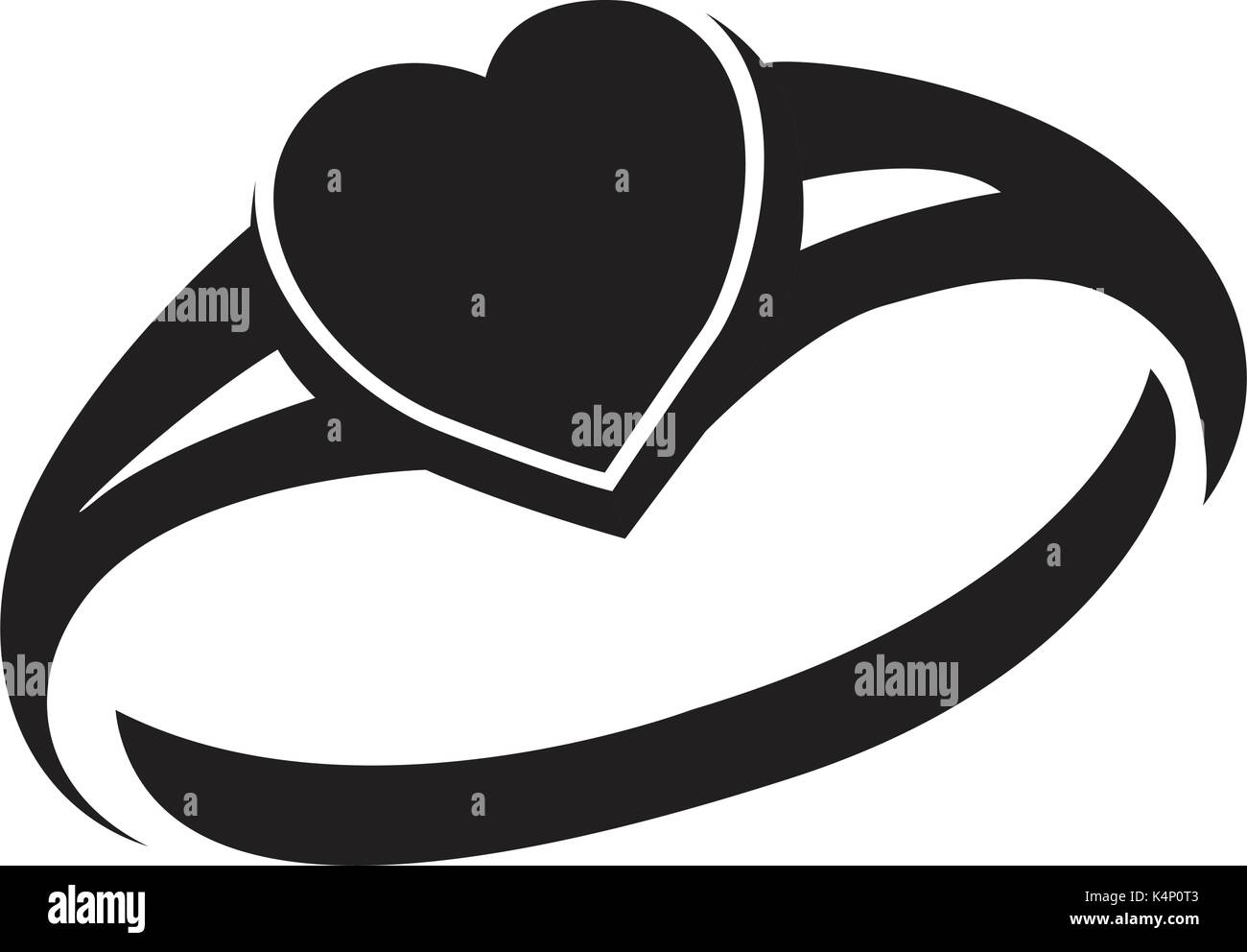 Ring silhouette illustration Stock Vector Image & Art - Alamy