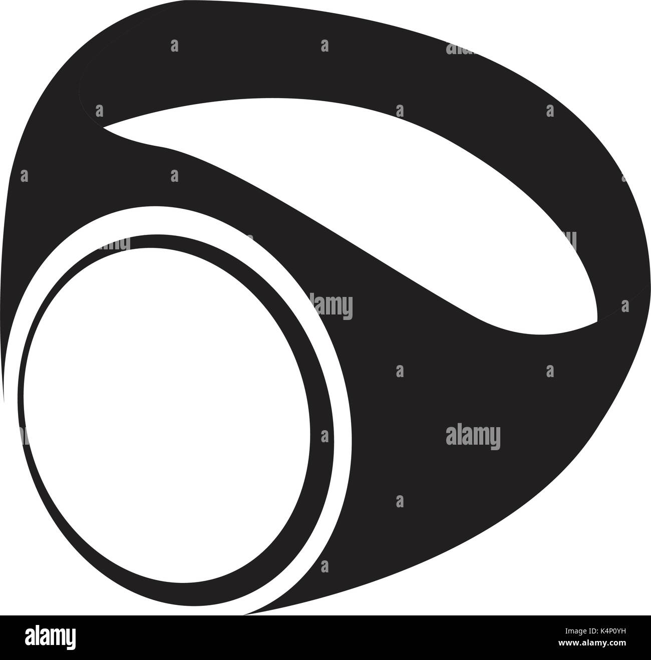 Ring silhouette illustration Stock Vector Image & Art - Alamy