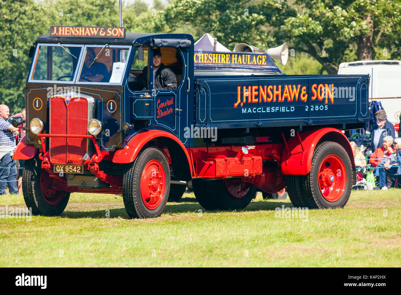 AEC wagon in the livery of J Henshaw & son Macclesfield Cheshire ...