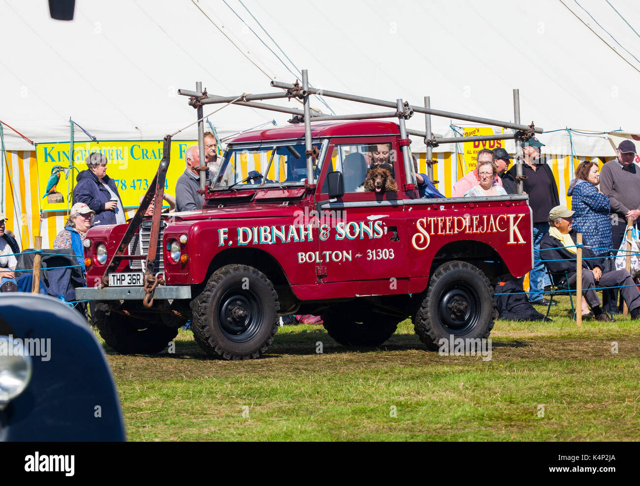 Landrover defender that was owened by Fred Dibnah steeplejack on ...