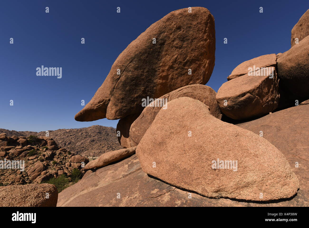 Unusual rock formations in Tafraoute, Morocco, Africa Stock Photo - Alamy