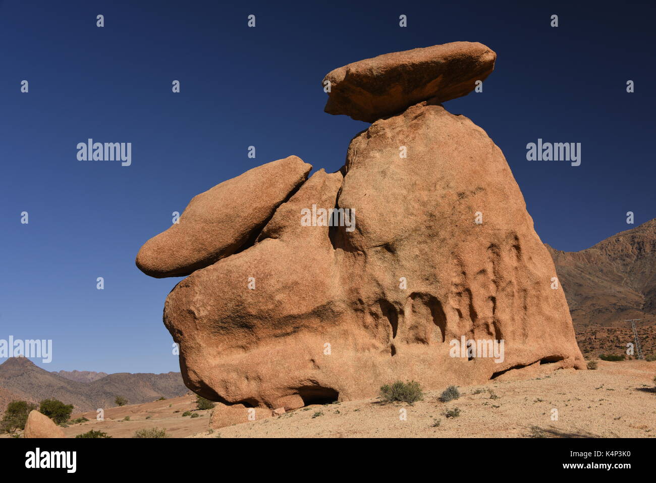 Unusual rock formations in Tafraoute, Morocco, Africa Stock Photo - Alamy