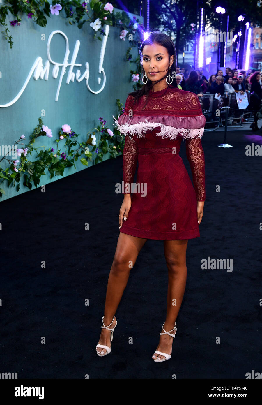 Maya Jama attending the Mother! premiere at the Odeon Cinema, Leicester ...