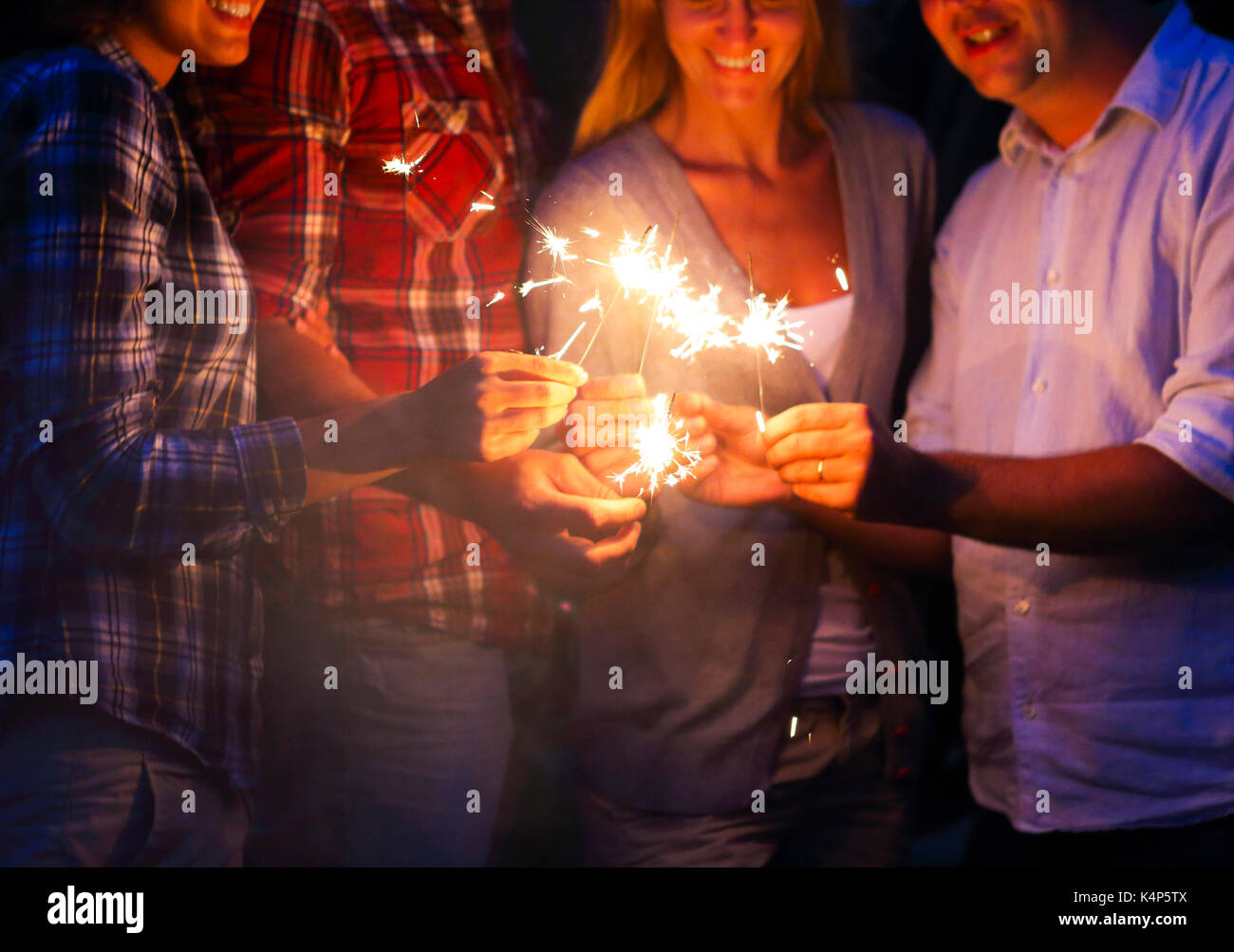 Outdoor sparklers hi-res stock photography and images - Alamy