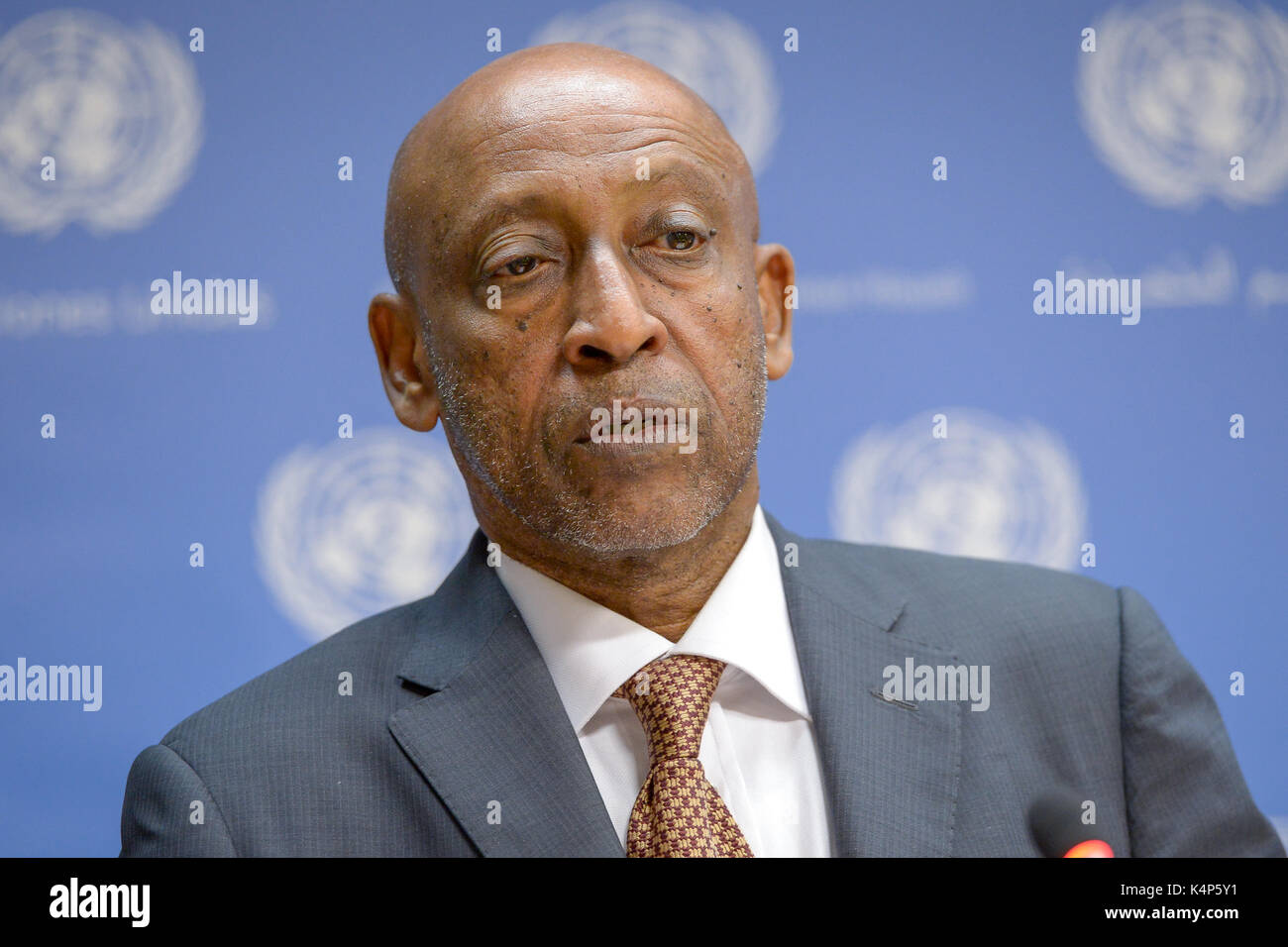 New York, United States. 06th Sep, 2017. Amin Awad, the United Nations ...