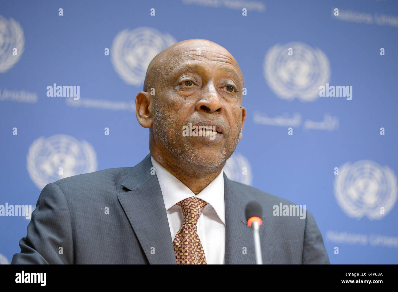 New York, United States. 06th Sep, 2017. Amin Awad, the United Nations ...