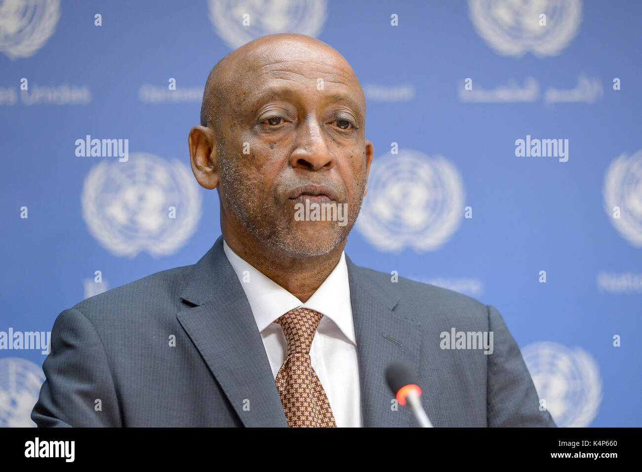 New York, United States. 06th Sep, 2017. Amin Awad, the United Nations ...